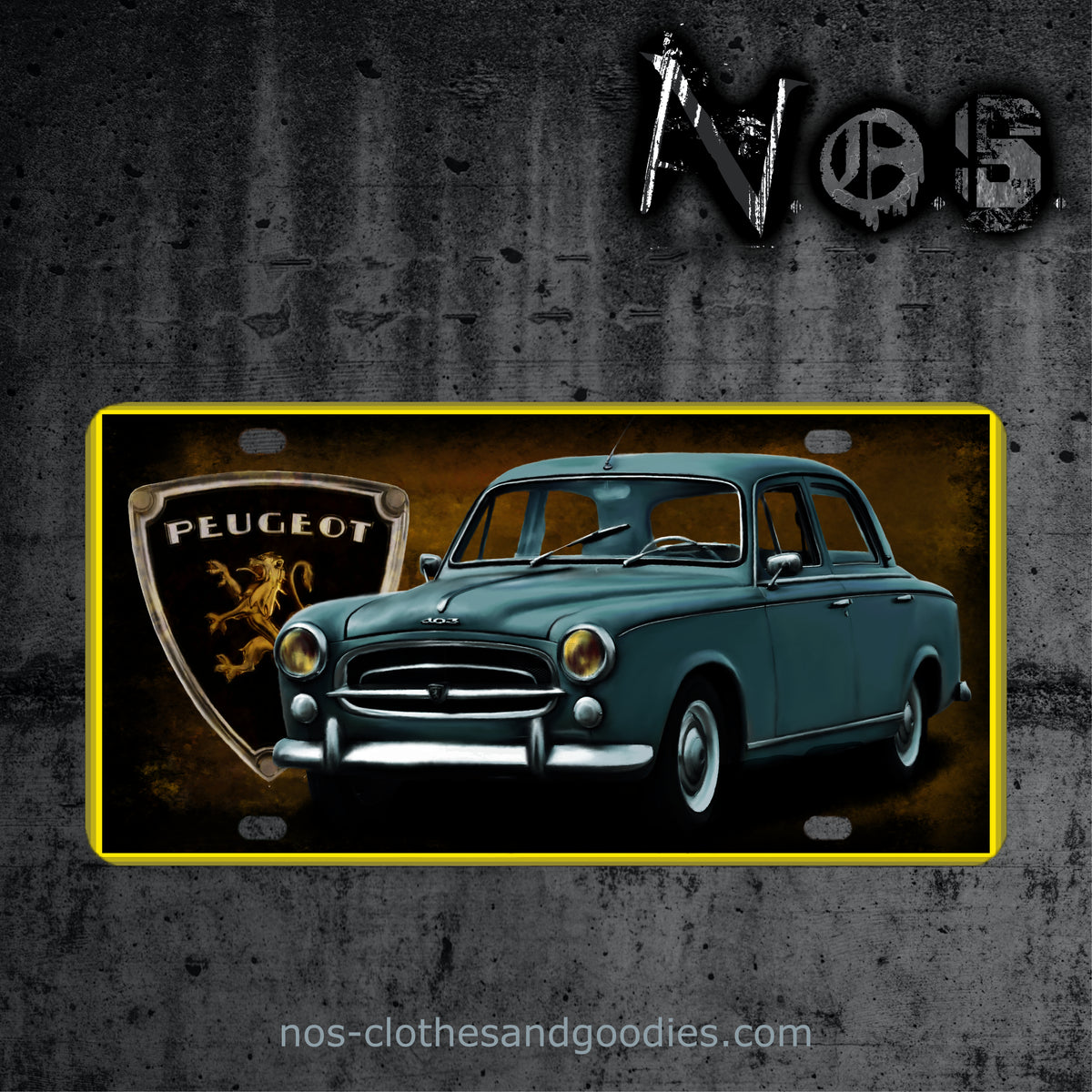 Peugeot 403 license plate – NOS clothesandgoodies
